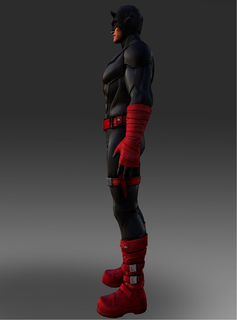 3D Daredevil Shadowland Inspired Suit Rigged 3D Model - TurboSquid 2318966