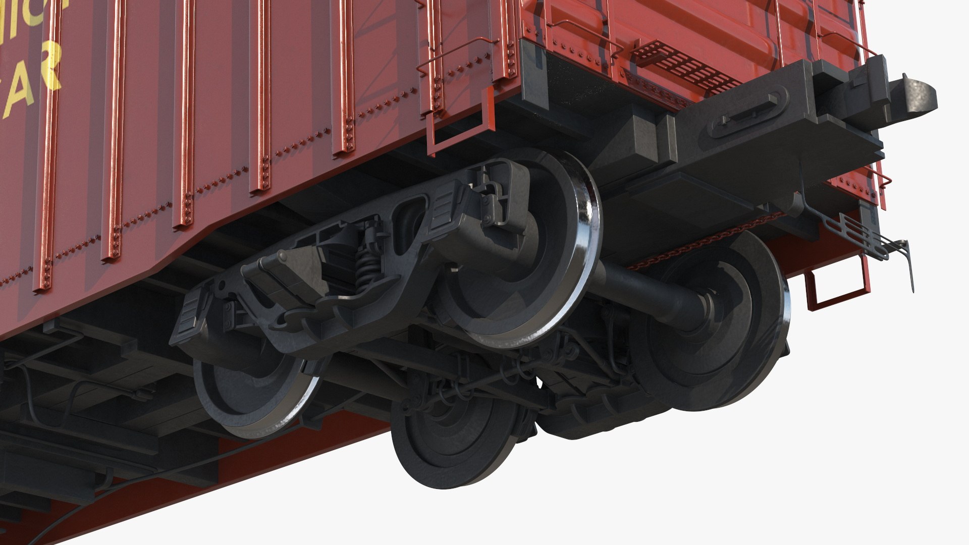 Classic Steel Boxcar Cushioned Frame 3D - TurboSquid 2414800