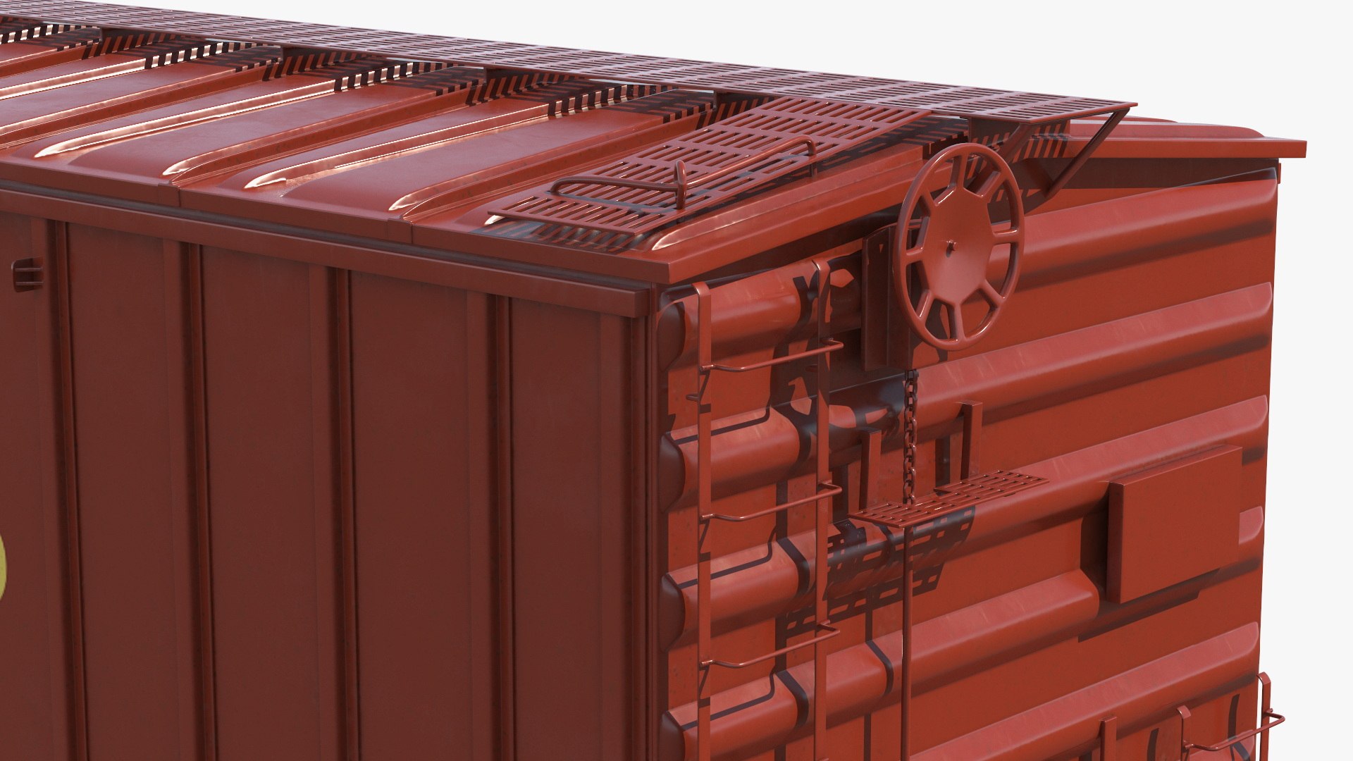 Classic Steel Boxcar Cushioned Frame 3D - TurboSquid 2414800