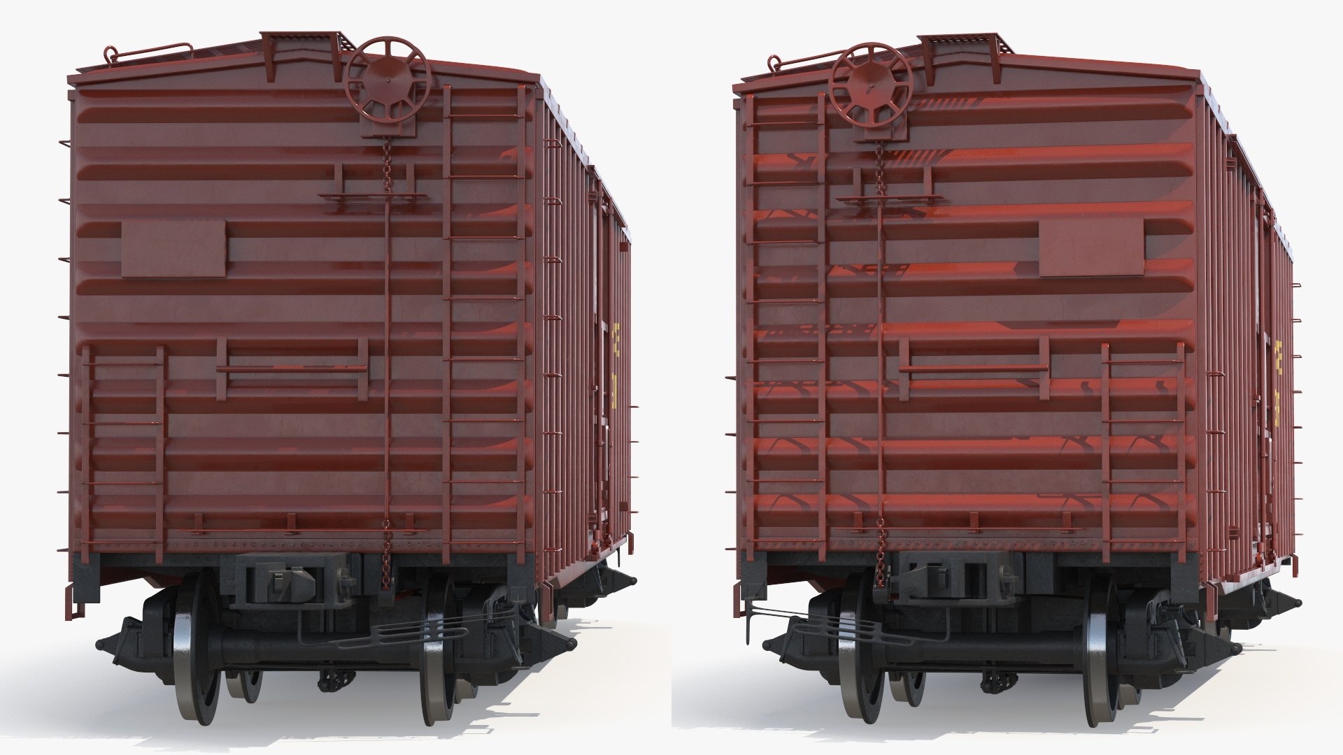 Classic Steel Boxcar Cushioned Frame 3D - TurboSquid 2414800