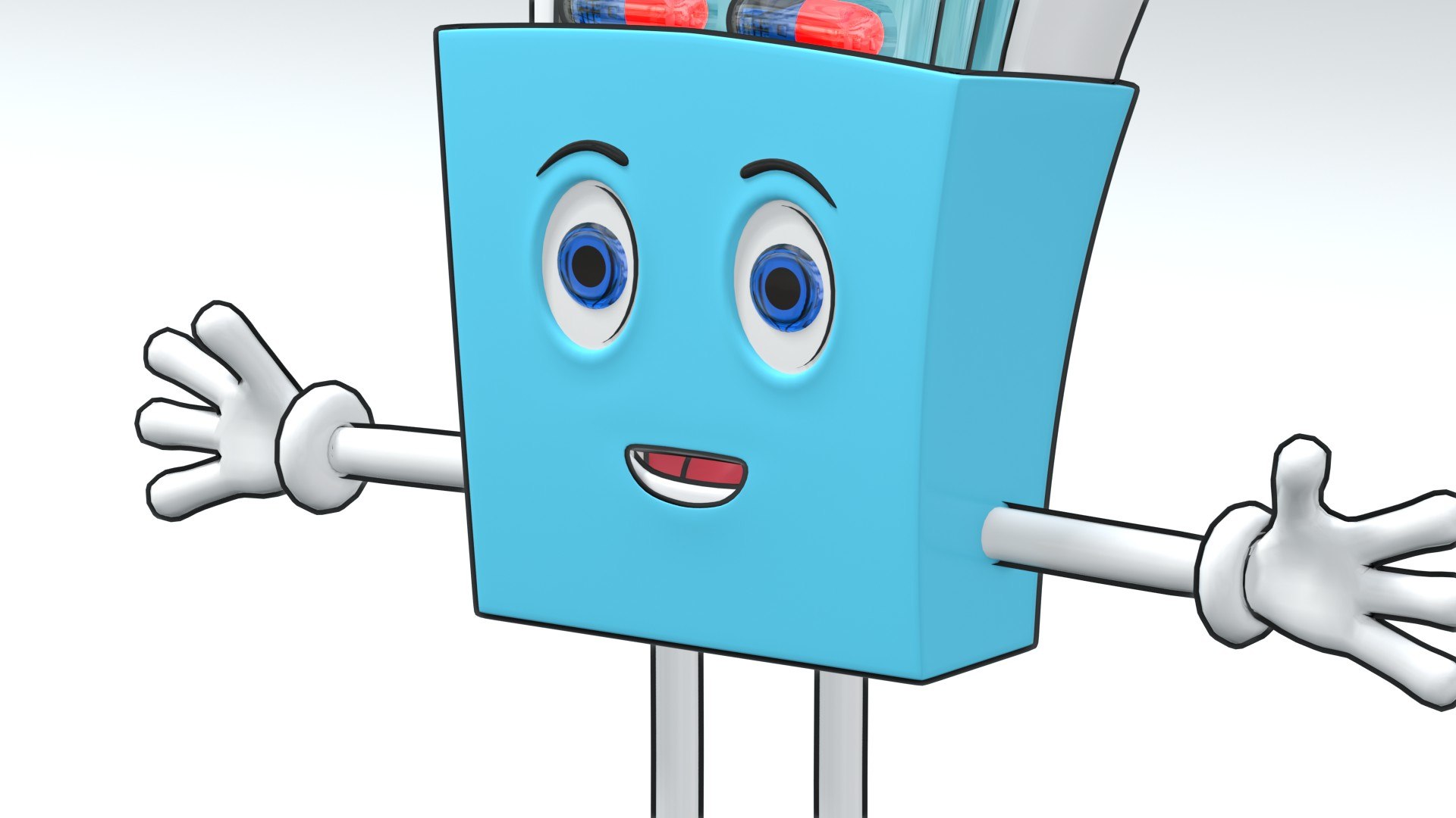 Pills Pack Character 3D - TurboSquid 2176887