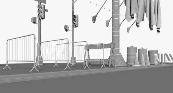 modelo 3d Conjunto de la calle - TurboSquid 1325109