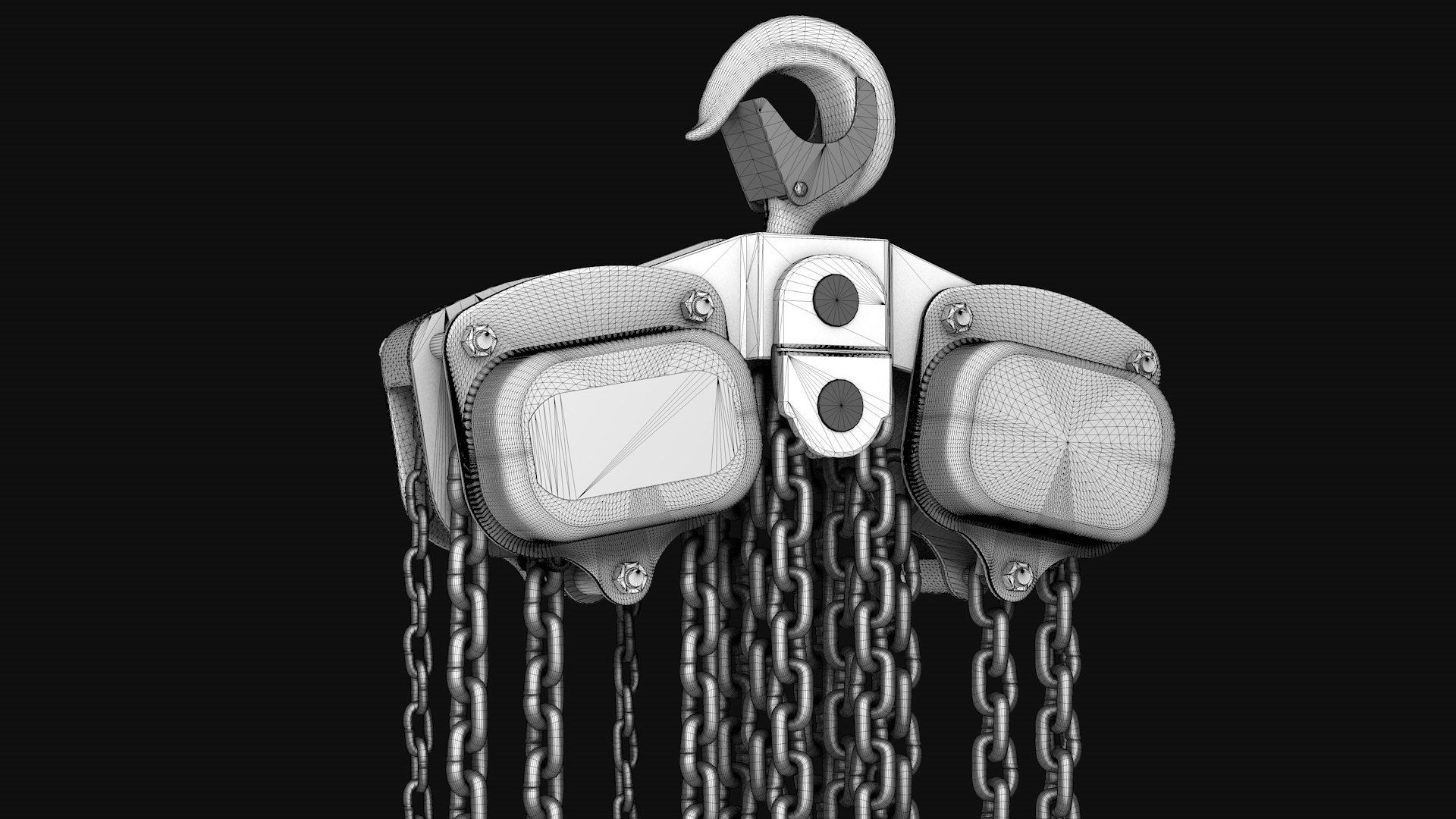 3D Stationary Chain Hoist R3 - TurboSquid 2343893