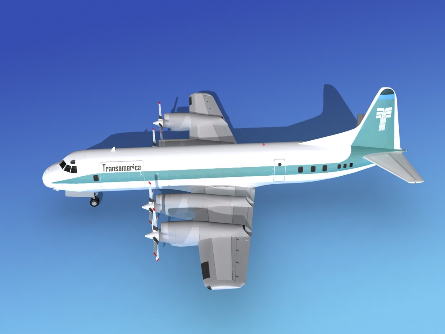 propellers electra lockheed 3d max