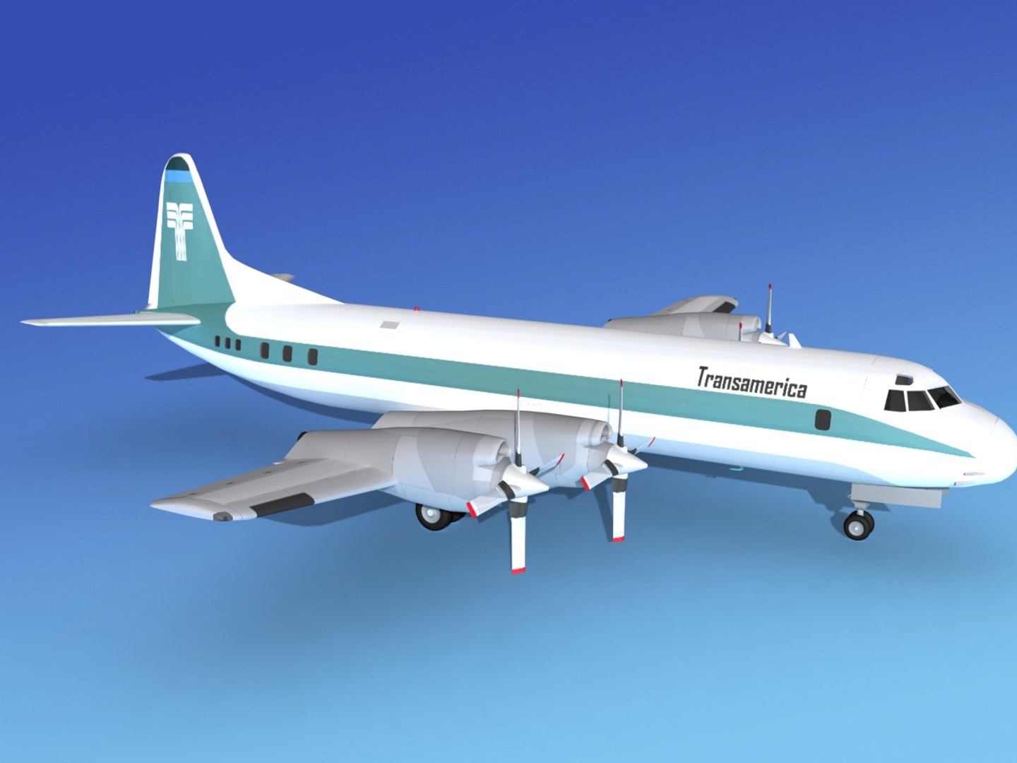 propellers electra lockheed 3d max