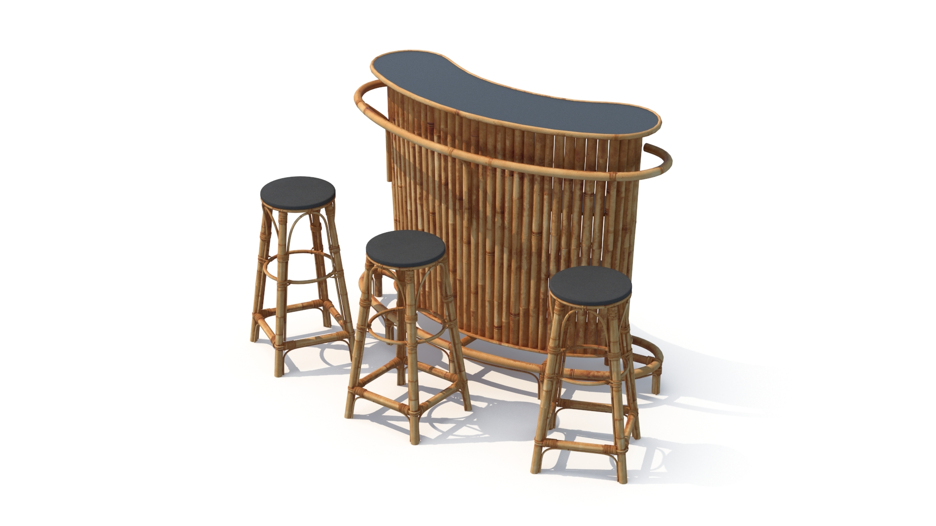 Bar Counter 3D Model - TurboSquid 2095656