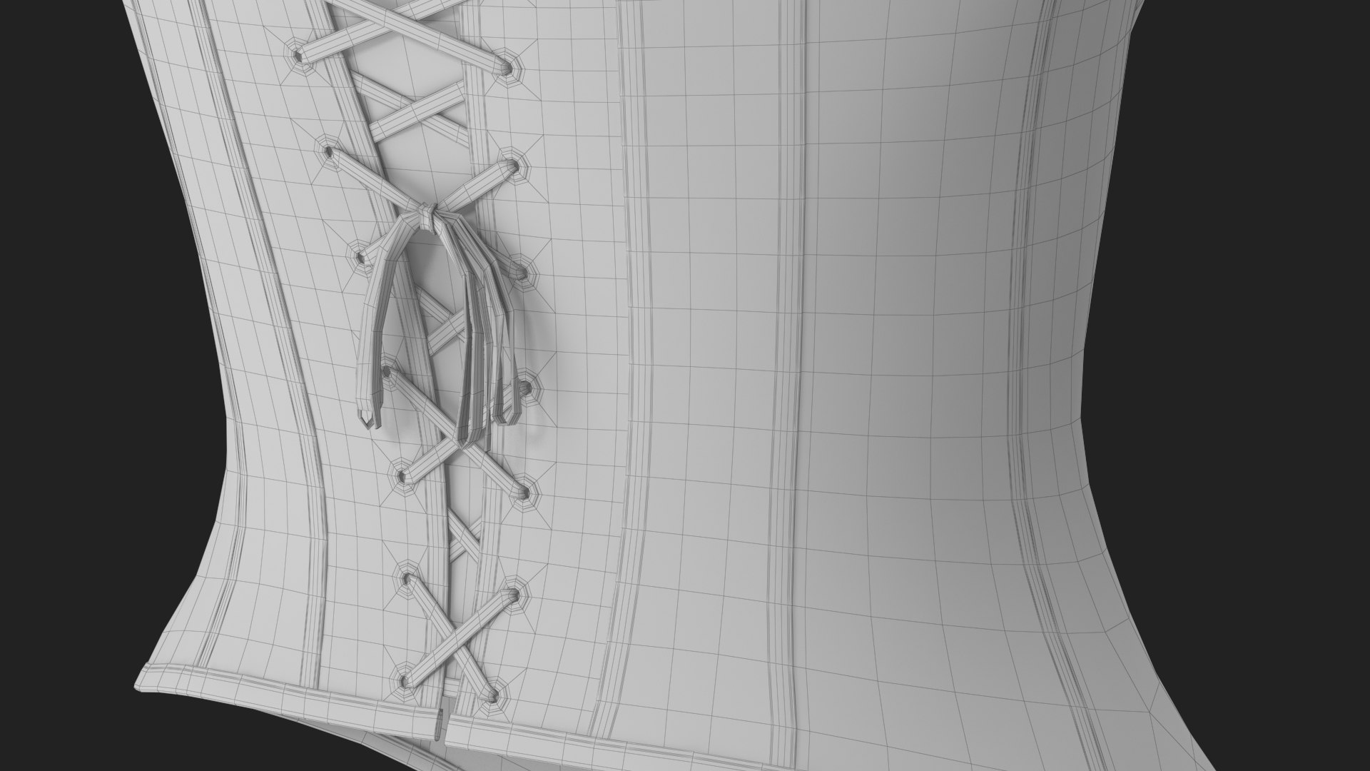 3D Leather Corset With Panties - TurboSquid 1772864