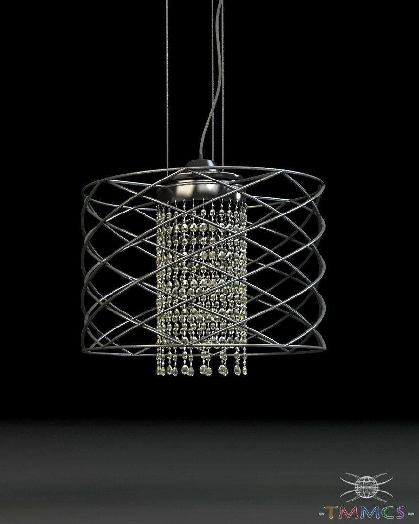 3ds max wire lamp - style