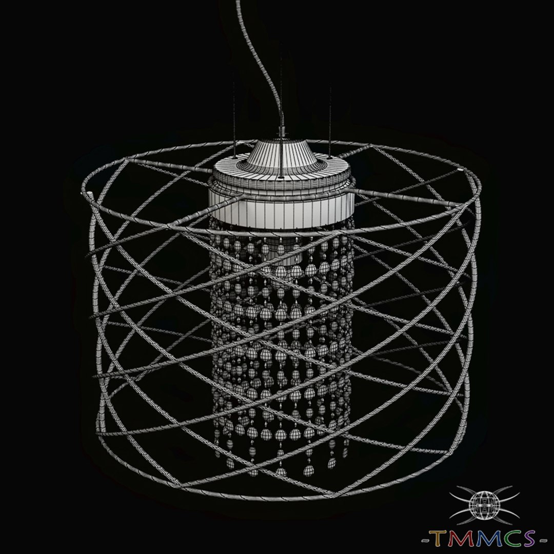 3ds max wire lamp - style