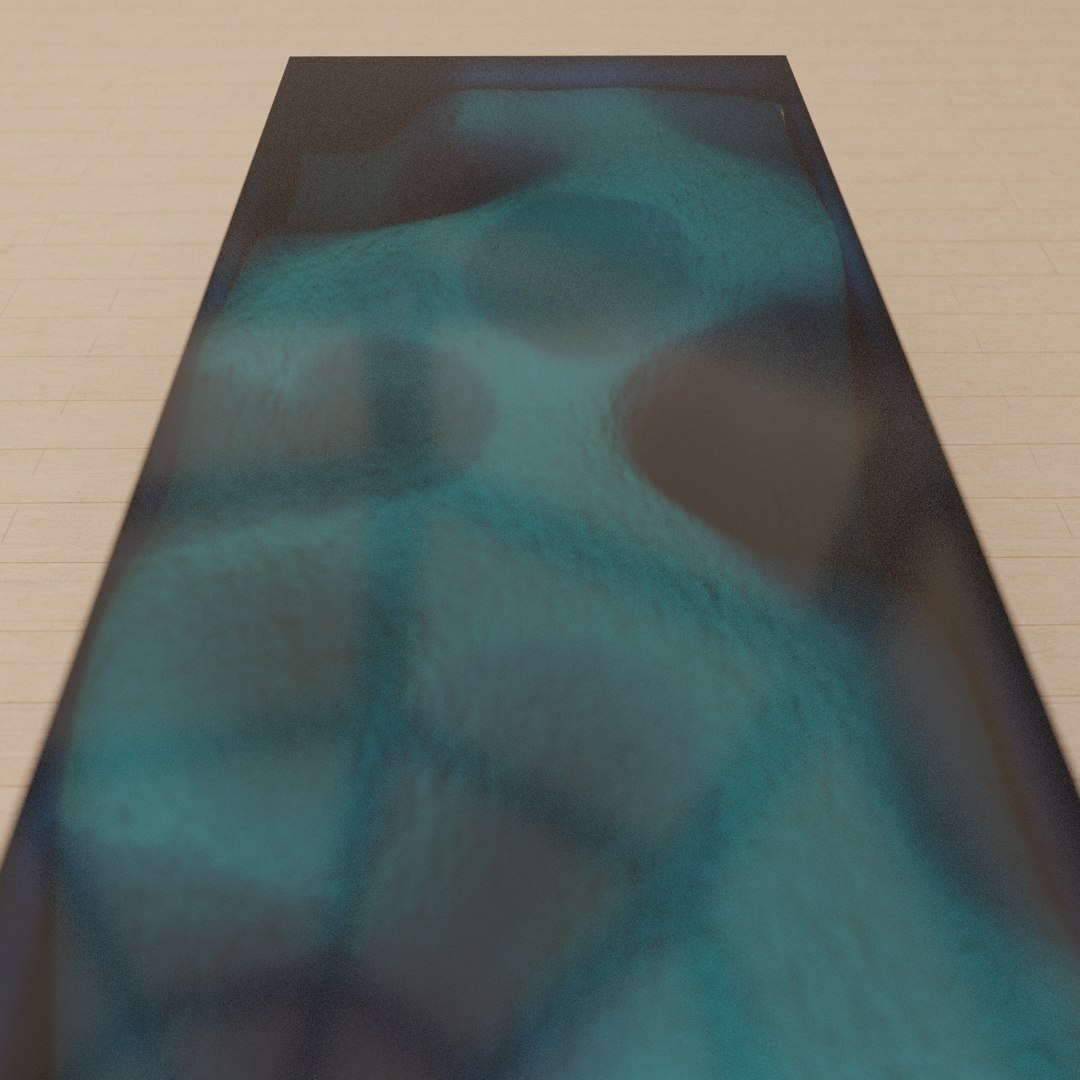 3D Model Epoxy Resin Table - TurboSquid 1321132