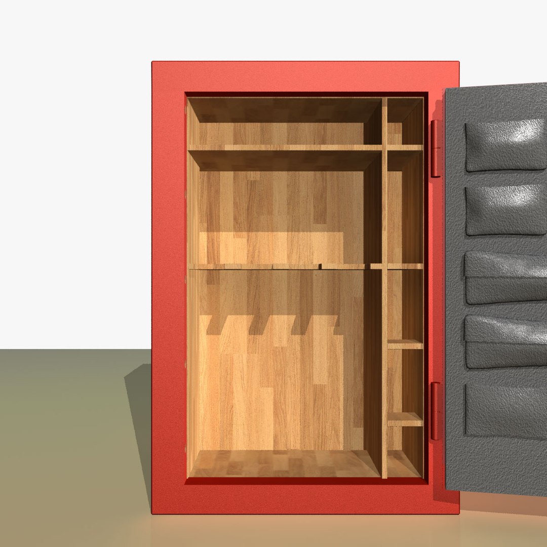 3D Safe Handguns Rifles Model - TurboSquid 1589034