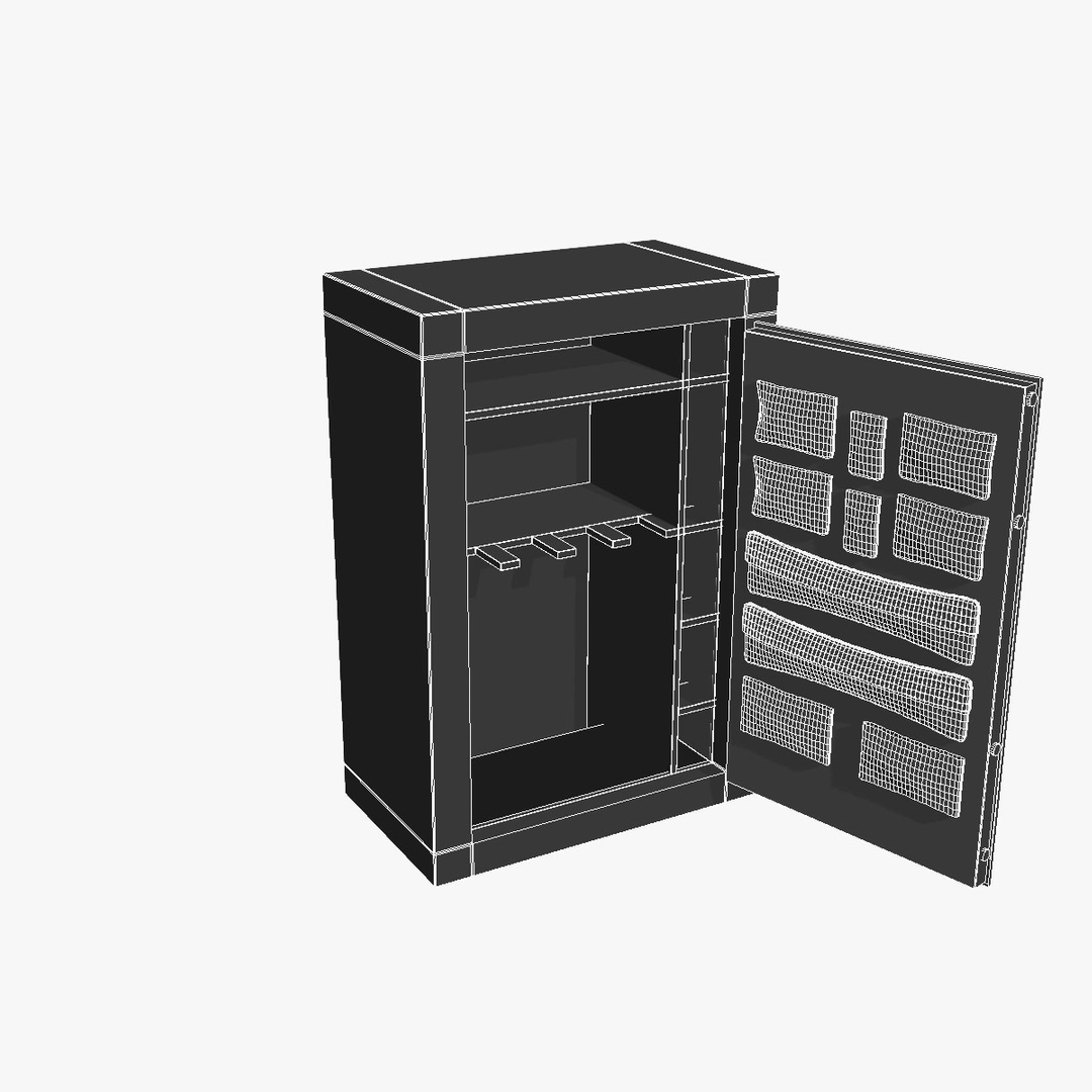 3D Safe Handguns Rifles Model - TurboSquid 1589034