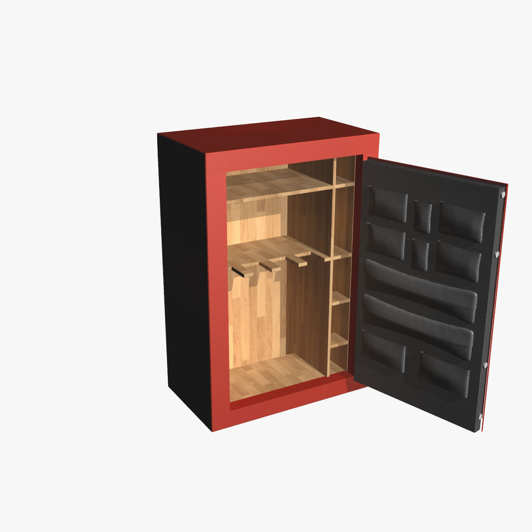 3D Safe Handguns Rifles Model - TurboSquid 1589034