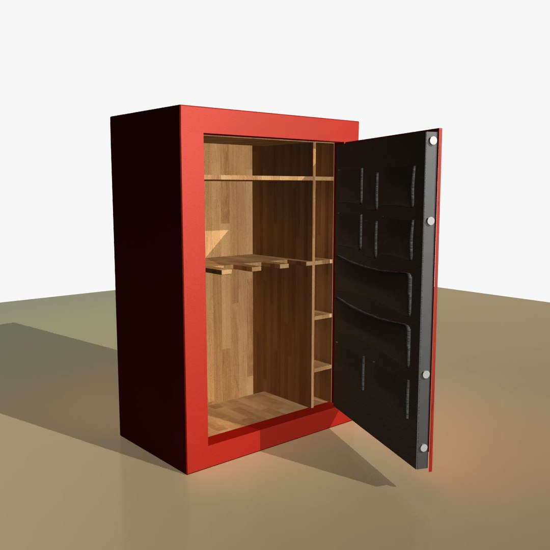 3D Safe Handguns Rifles Model - TurboSquid 1589034