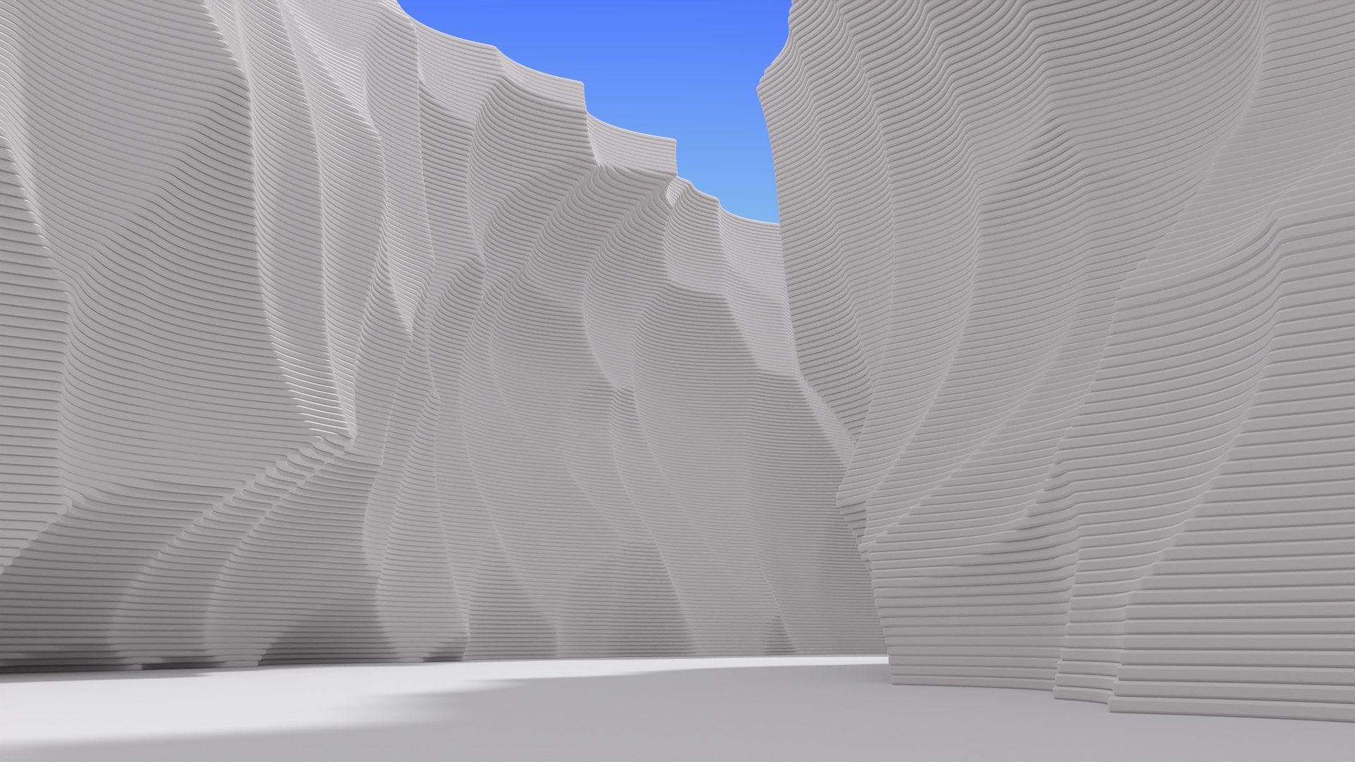 Abstract Layered Environment 3D - TurboSquid 1490344