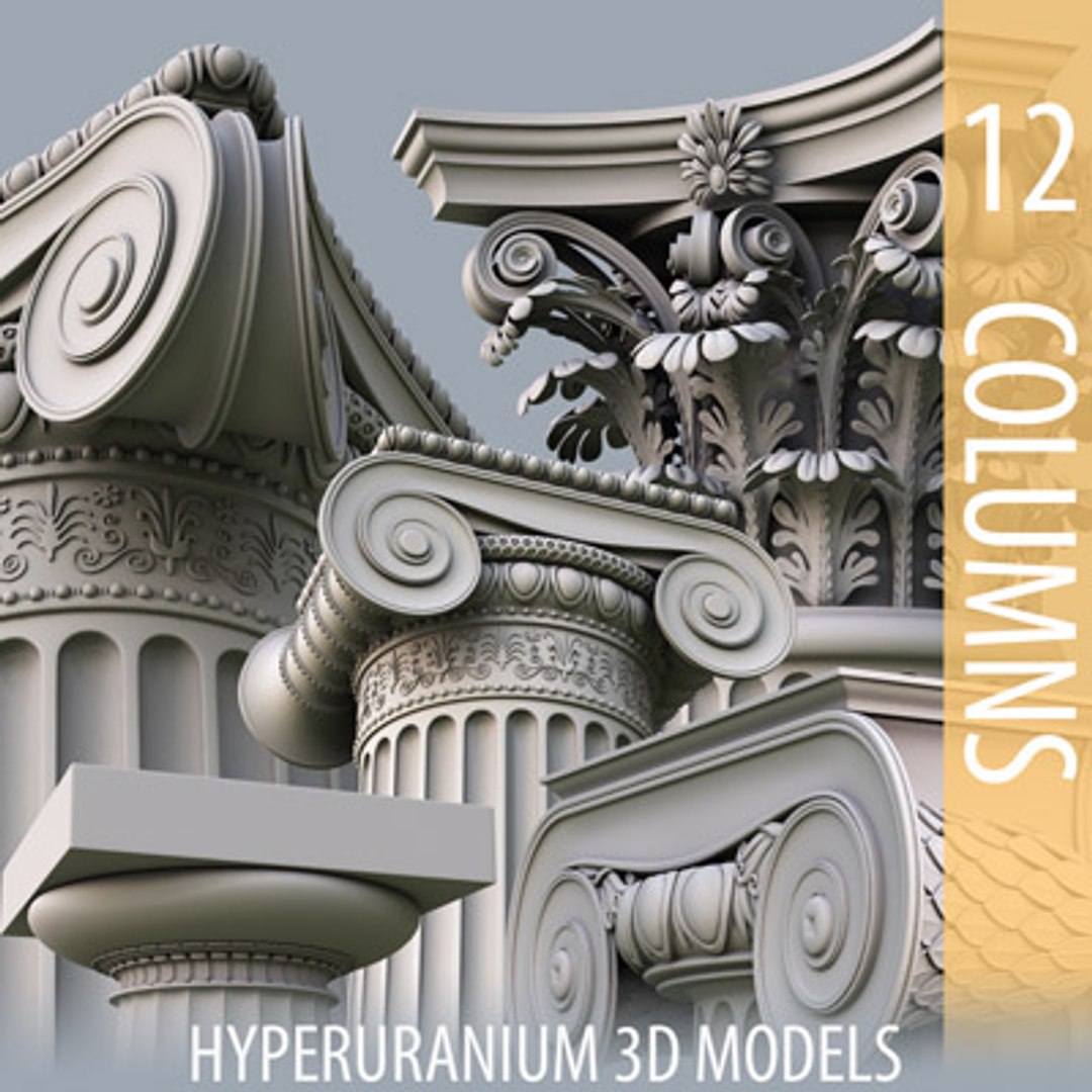 Classic Columns 3d Max