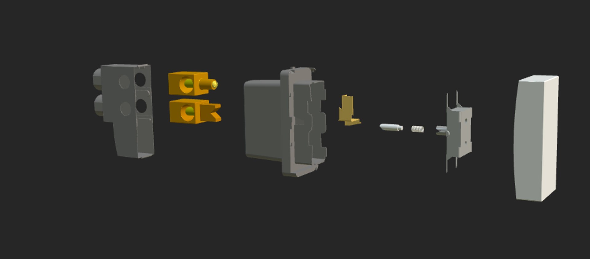 3d Model Switch - Exploded View