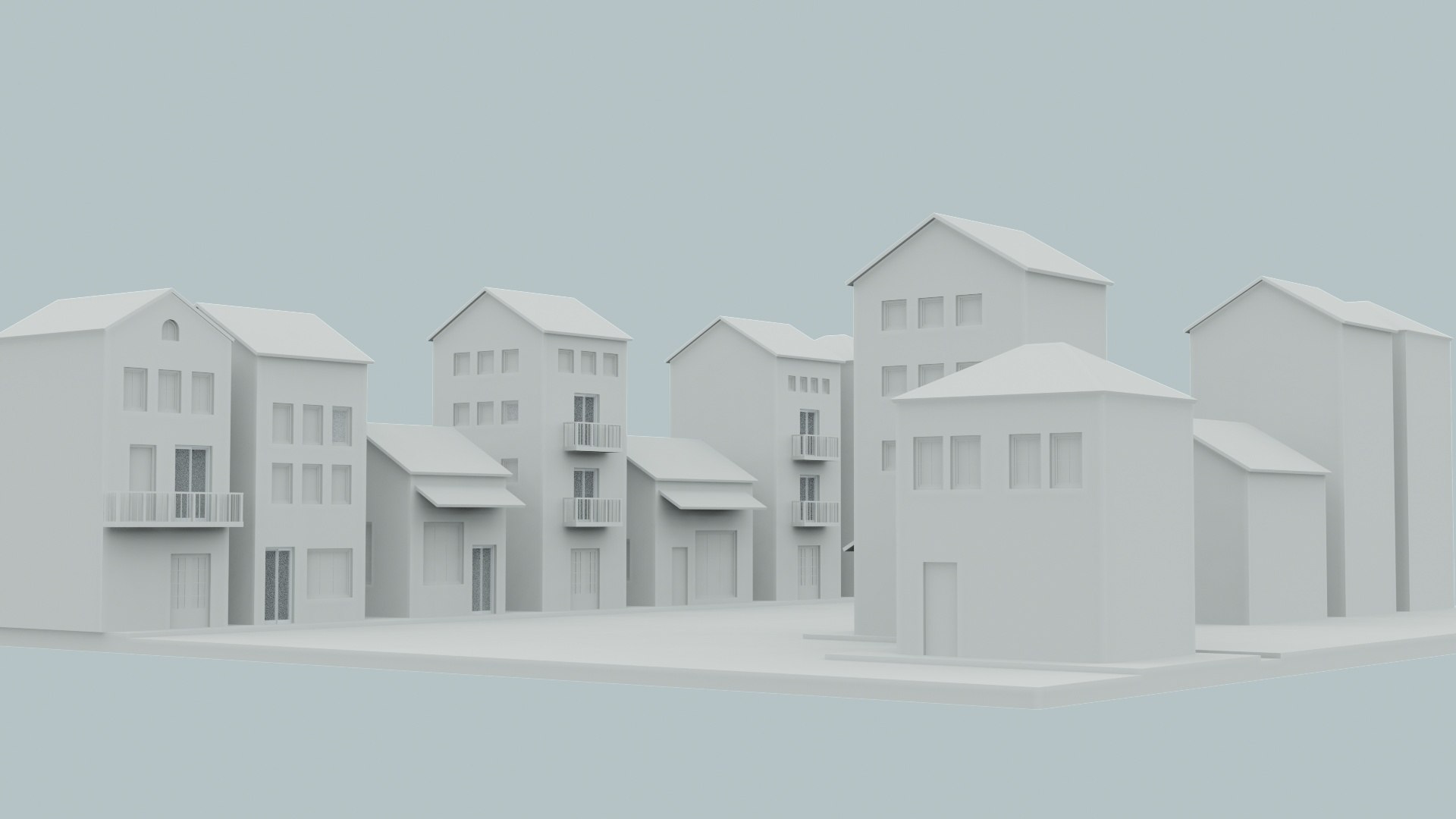 Street 3D model - TurboSquid 1848804