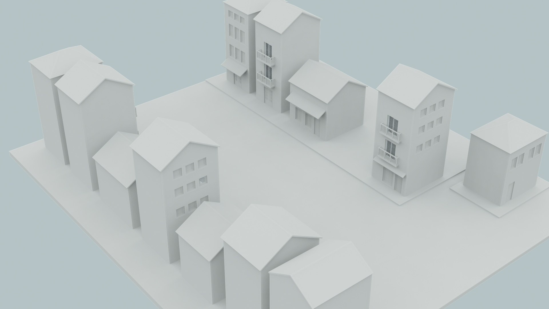 Street 3D model - TurboSquid 1848804