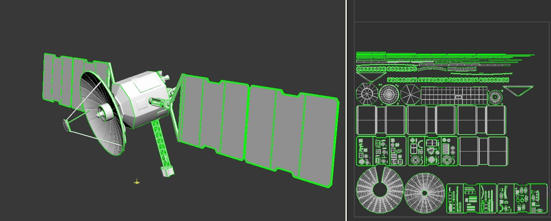 Satellite 3D Model - TurboSquid 1429393