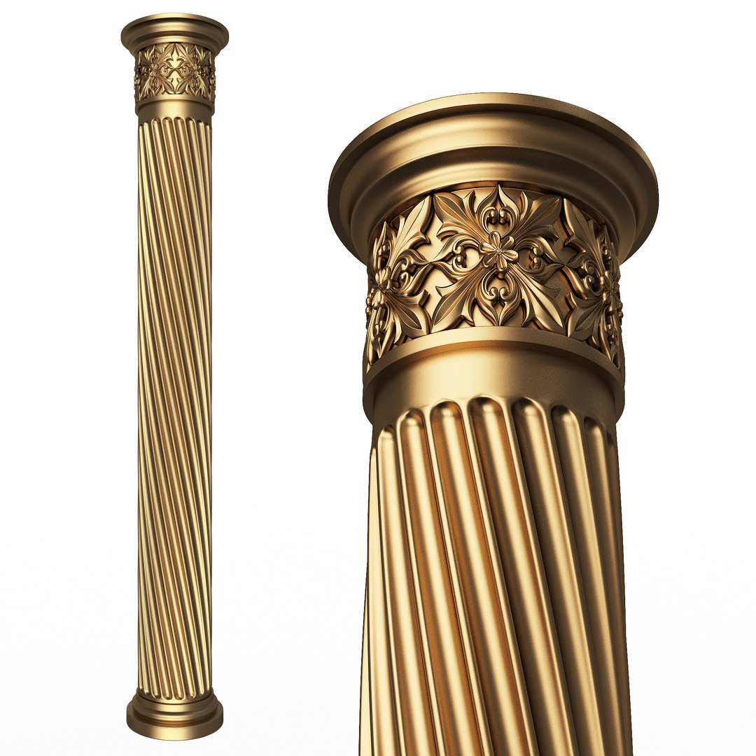 3D Model Column Capital 1404 - TurboSquid 2325865