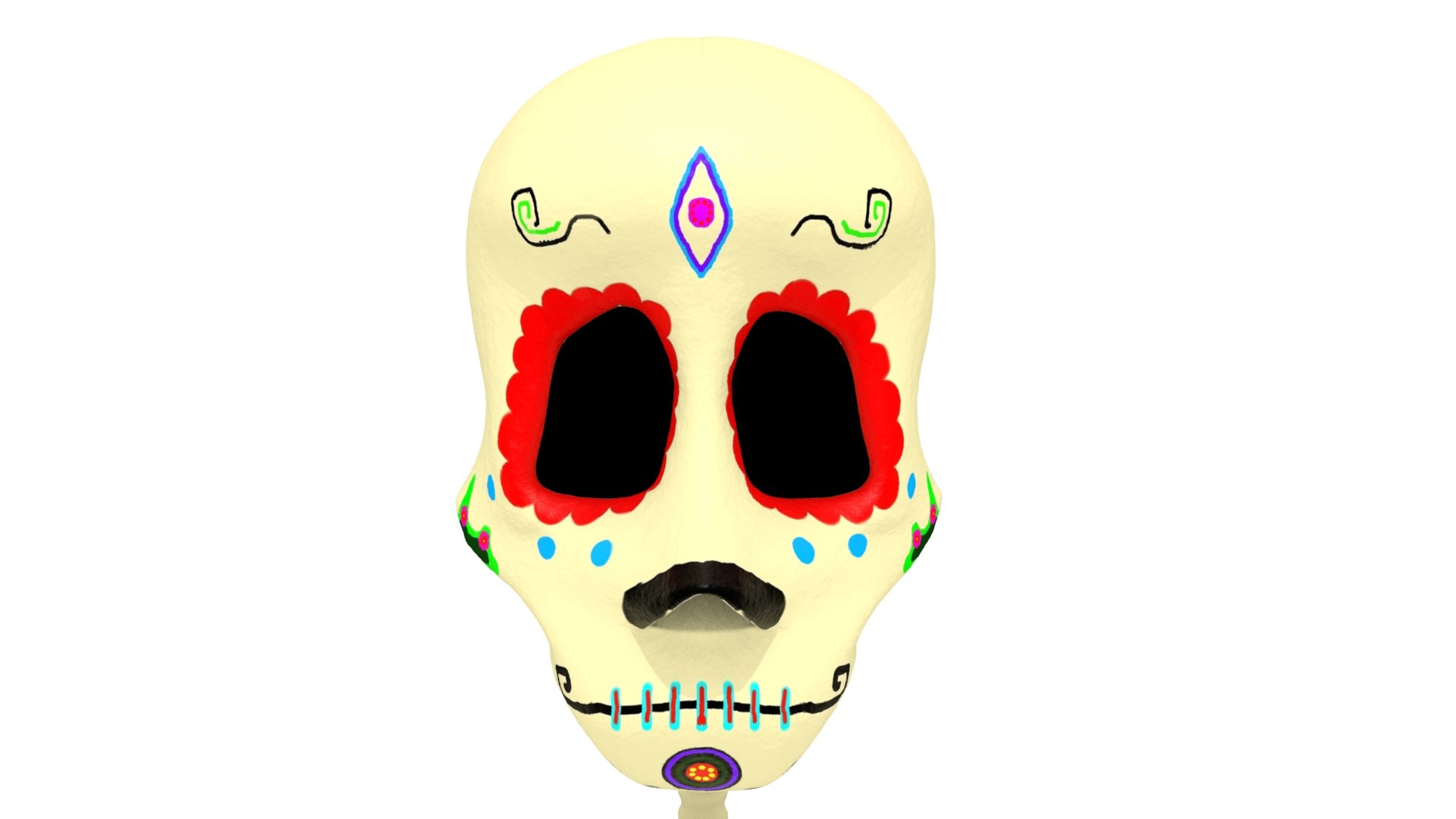 Bones Character Rigged For Maya 3D Model And Animation 3D Model 3D ...