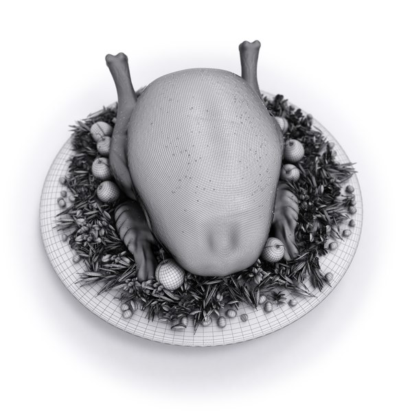 3d max thanksgiving turkey hq