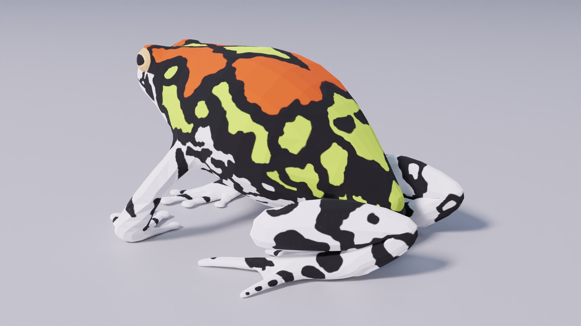 MalagasyRainbowFrogRiggedc4d Model - TurboSquid 2031952