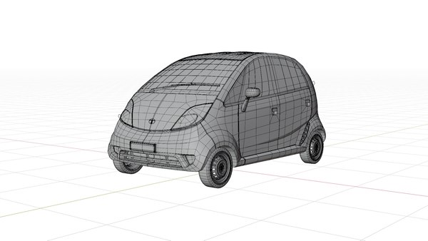 modelo 3d Modelo de coche Tata Nano 2008 gratis - TurboSquid 2159642