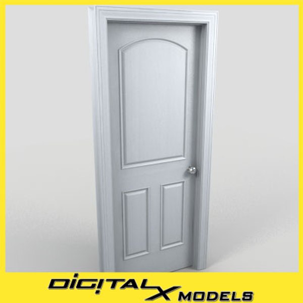 residential interior door 16 3d model