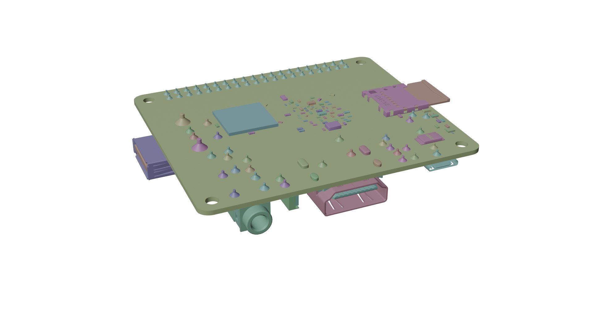 Raspberry Pi 3A 3D - TurboSquid 1745327