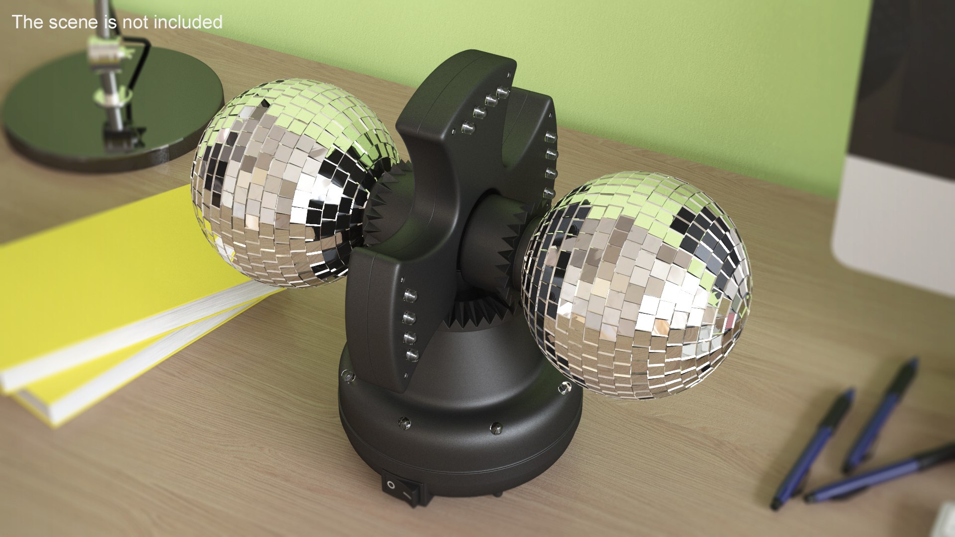3D model Twin Disco Mirror Ball - TurboSquid 1996854