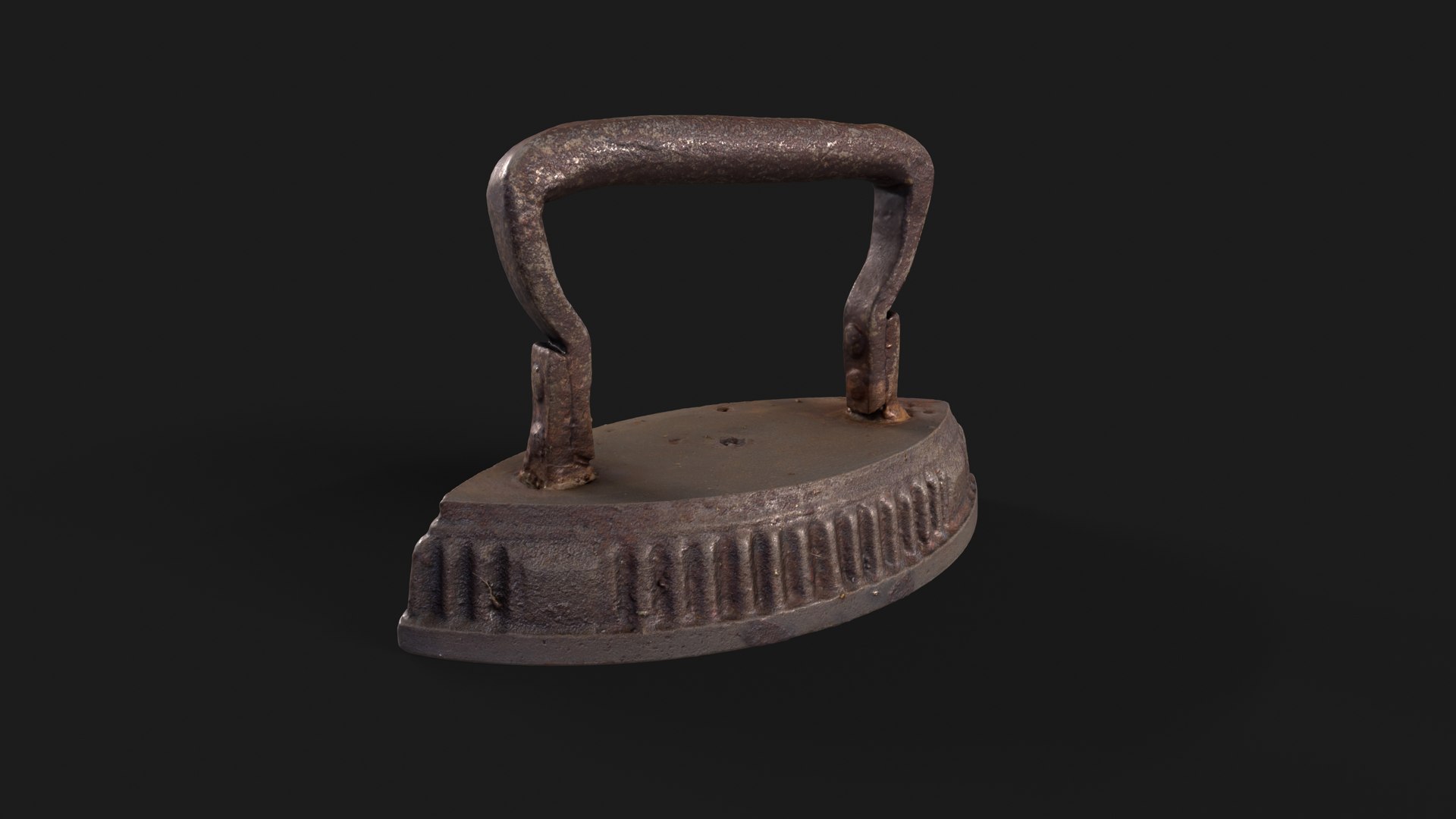 3D Old Iron Small - TurboSquid 2276932