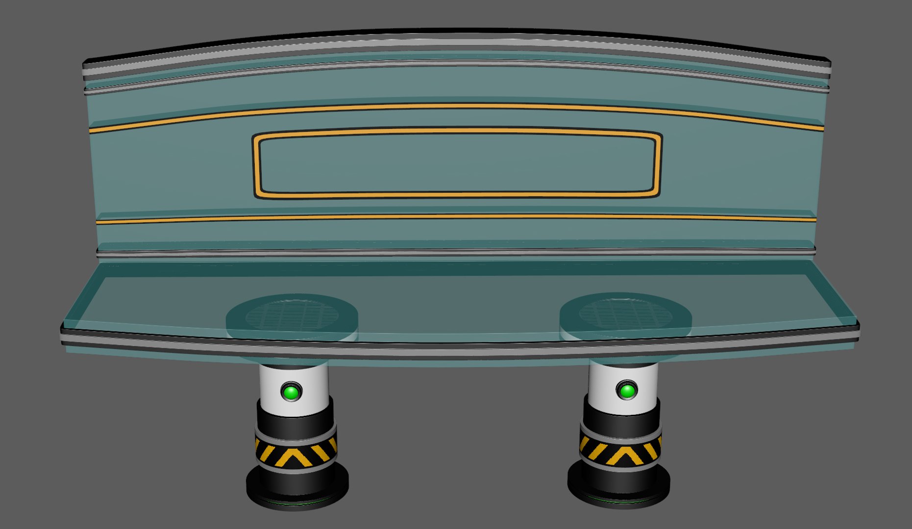 3D Bench Sci-fi Model - TurboSquid 1219558