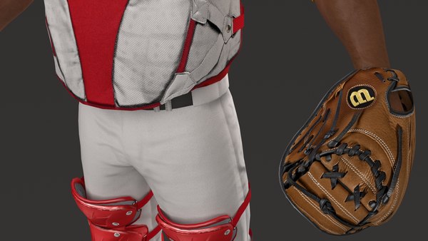 3D Baseball Catchers model - TurboSquid 1807520