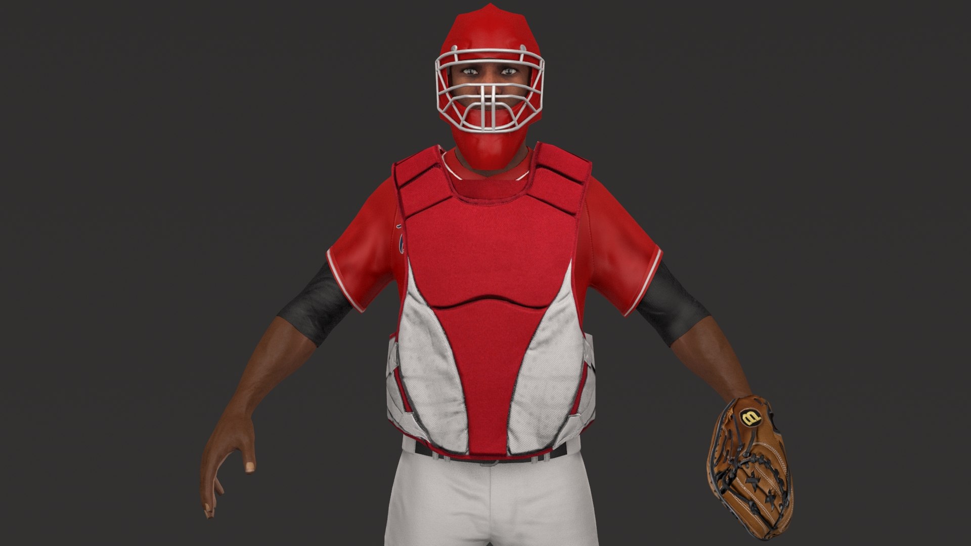 3D Baseball Catchers Model - TurboSquid 1807520