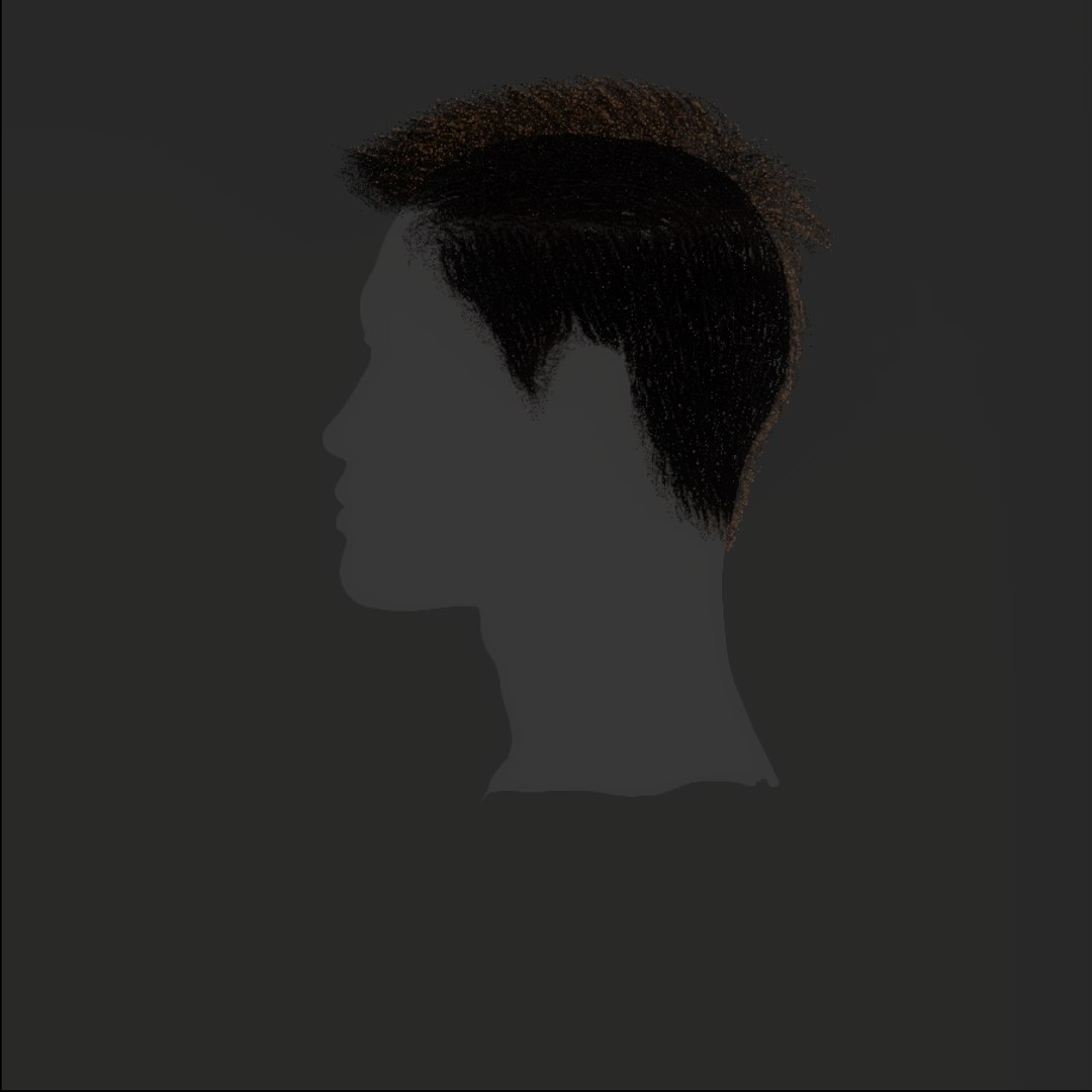 3D Male Hair - 001 - TurboSquid 1776267