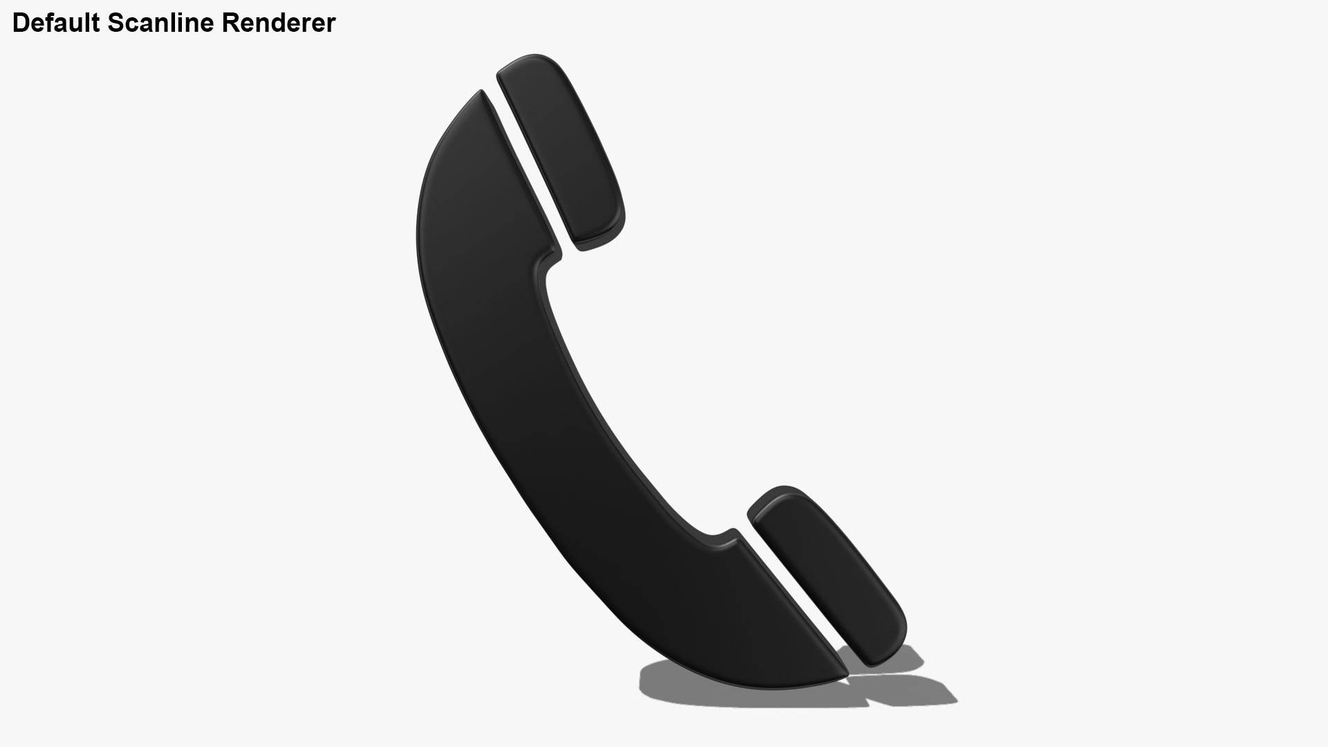 3D Phone Symbol 2 - TurboSquid 2092652