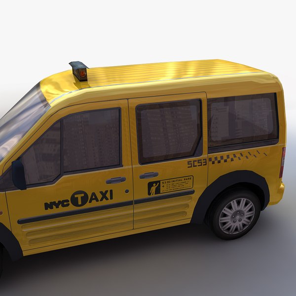 3D taxi generic model - TurboSquid 1300238