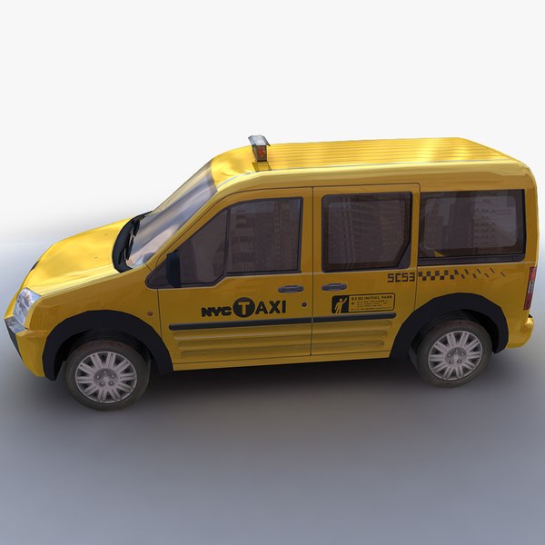 3D taxi generic model - TurboSquid 1300238