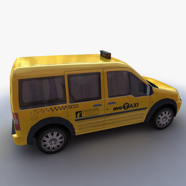 3D taxi generic model - TurboSquid 1300238