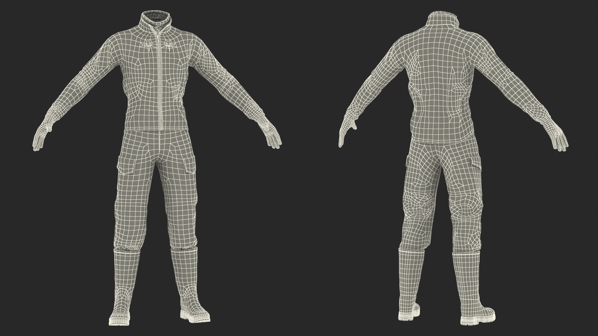 3D Hunting Suit Forest Camo Model - TurboSquid 1958280