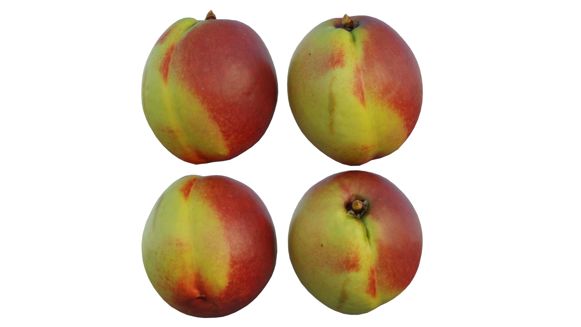 3D Peach 07 Model - TurboSquid 1924479