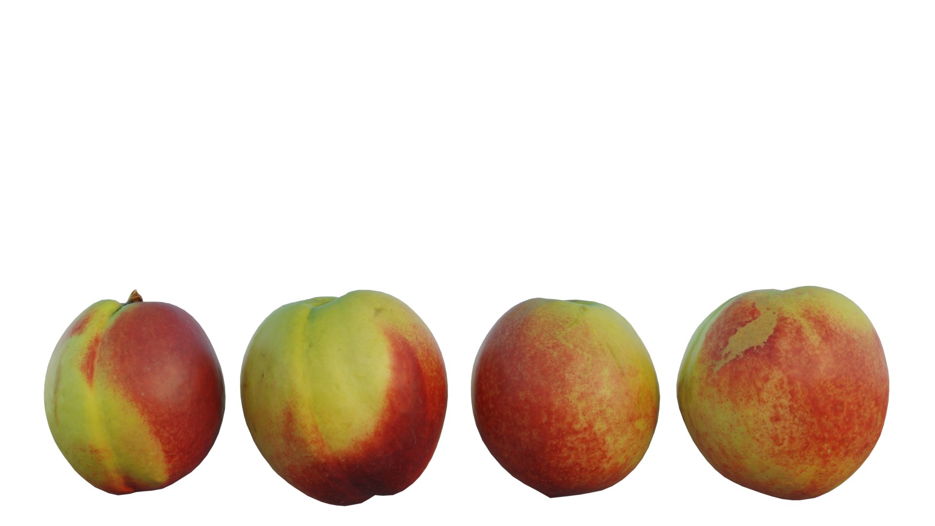 3D Peach 07 Model - TurboSquid 1924479