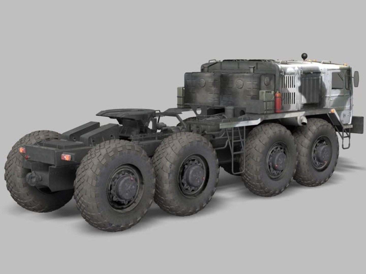 3d Maz Soviet Military Model