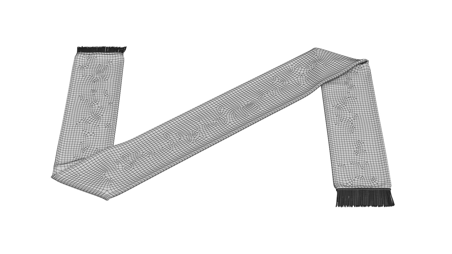 3D model Football Fan Scarf 04 - TurboSquid 2151128