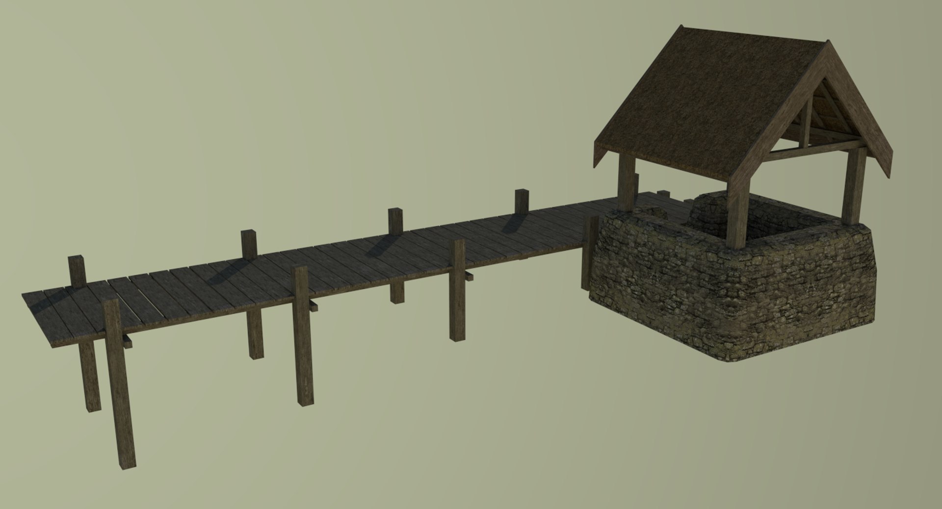 viking dock 3d model