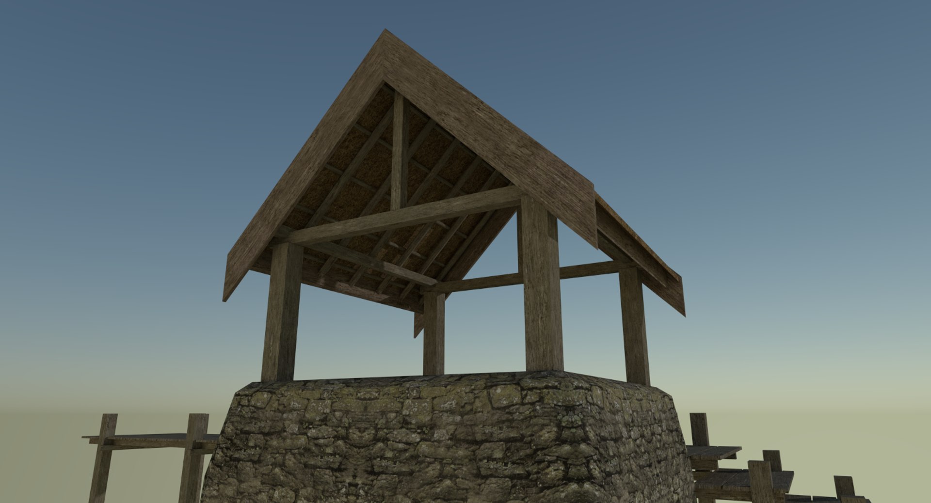 viking dock 3d model