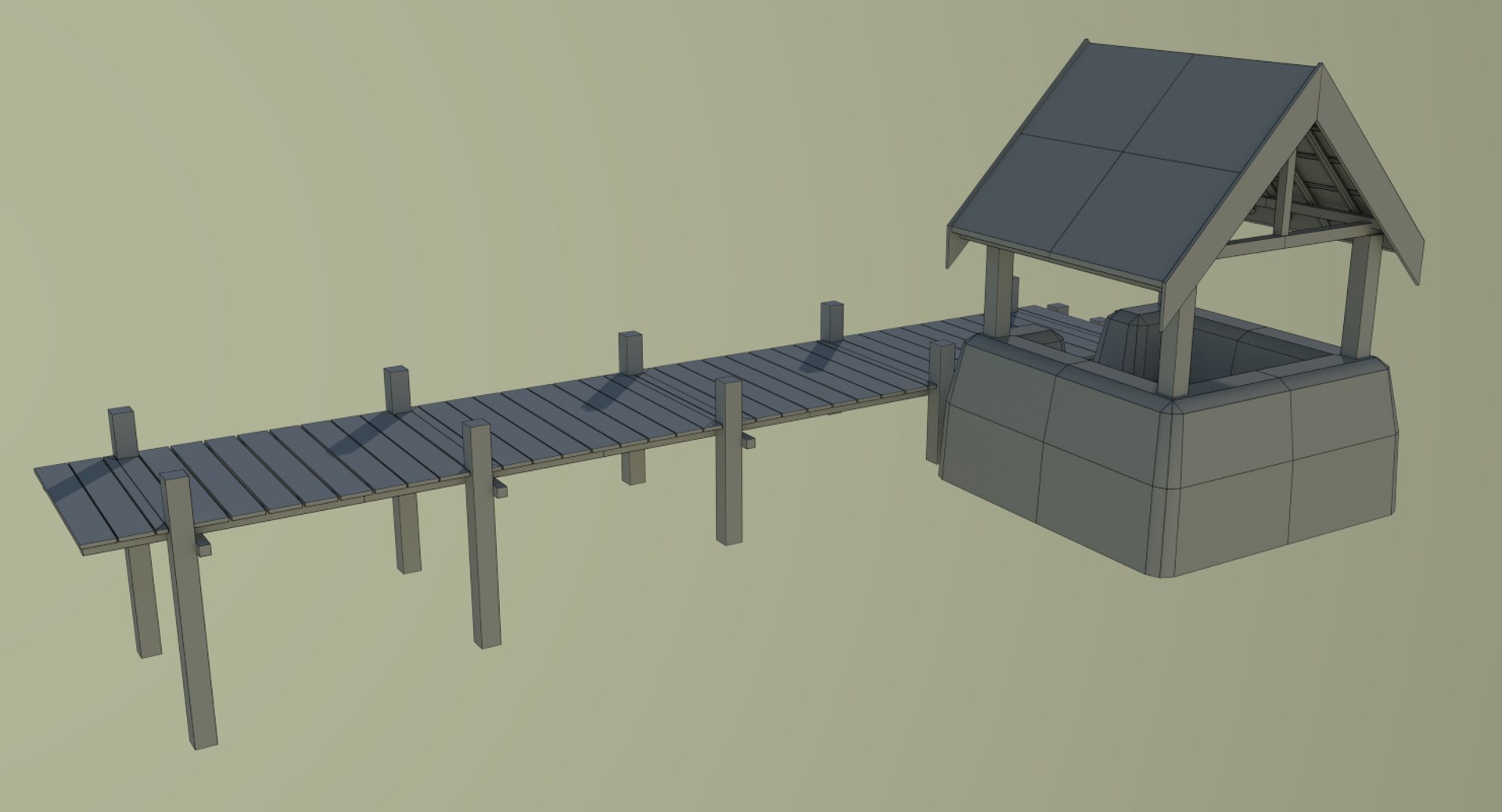 viking dock 3d model