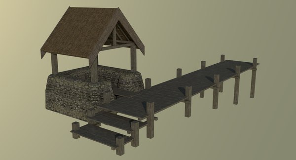 viking dock 3d model